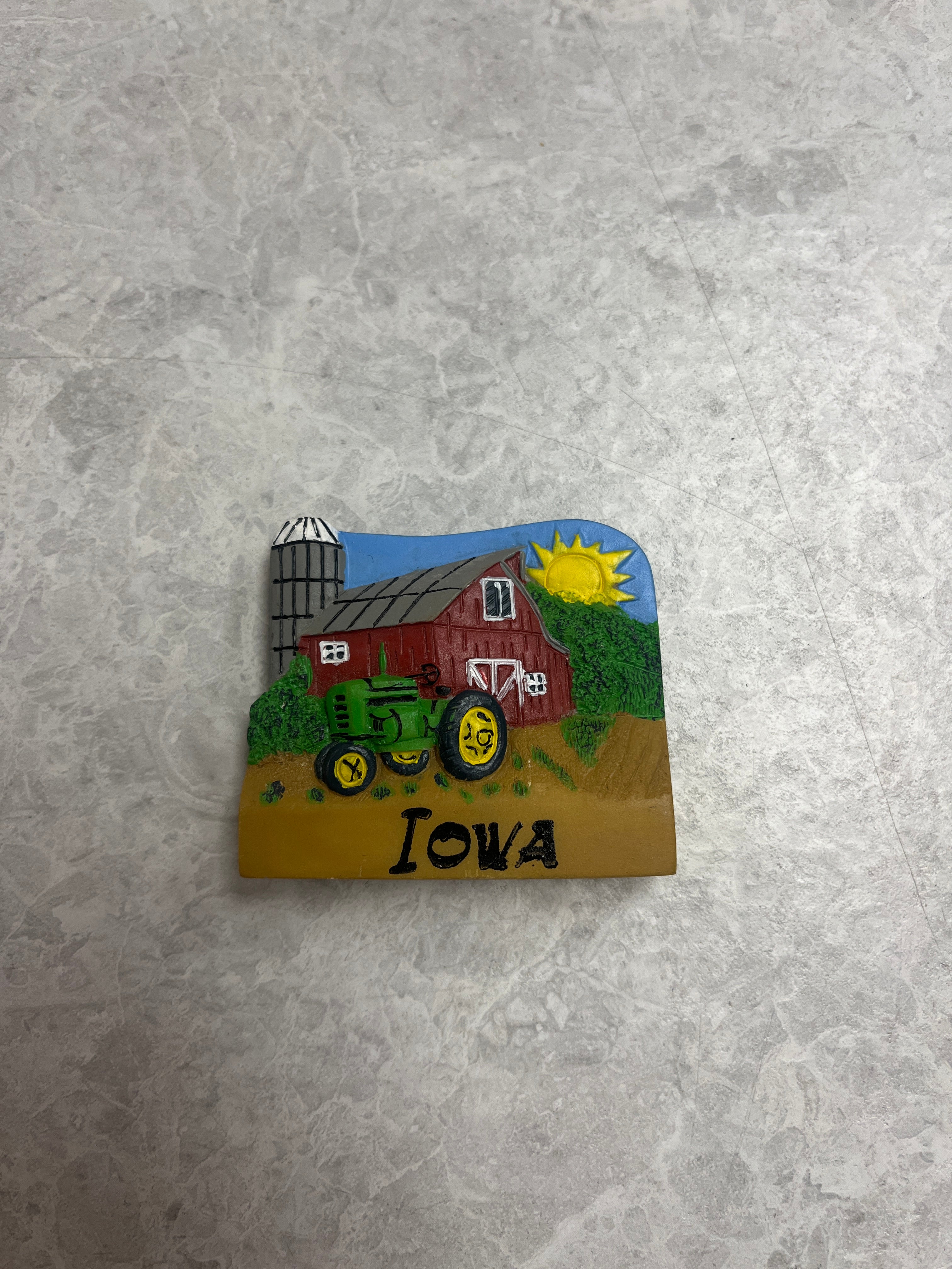 Iowa Tractor Barn Magnet – Heart of Iowa Market Place
