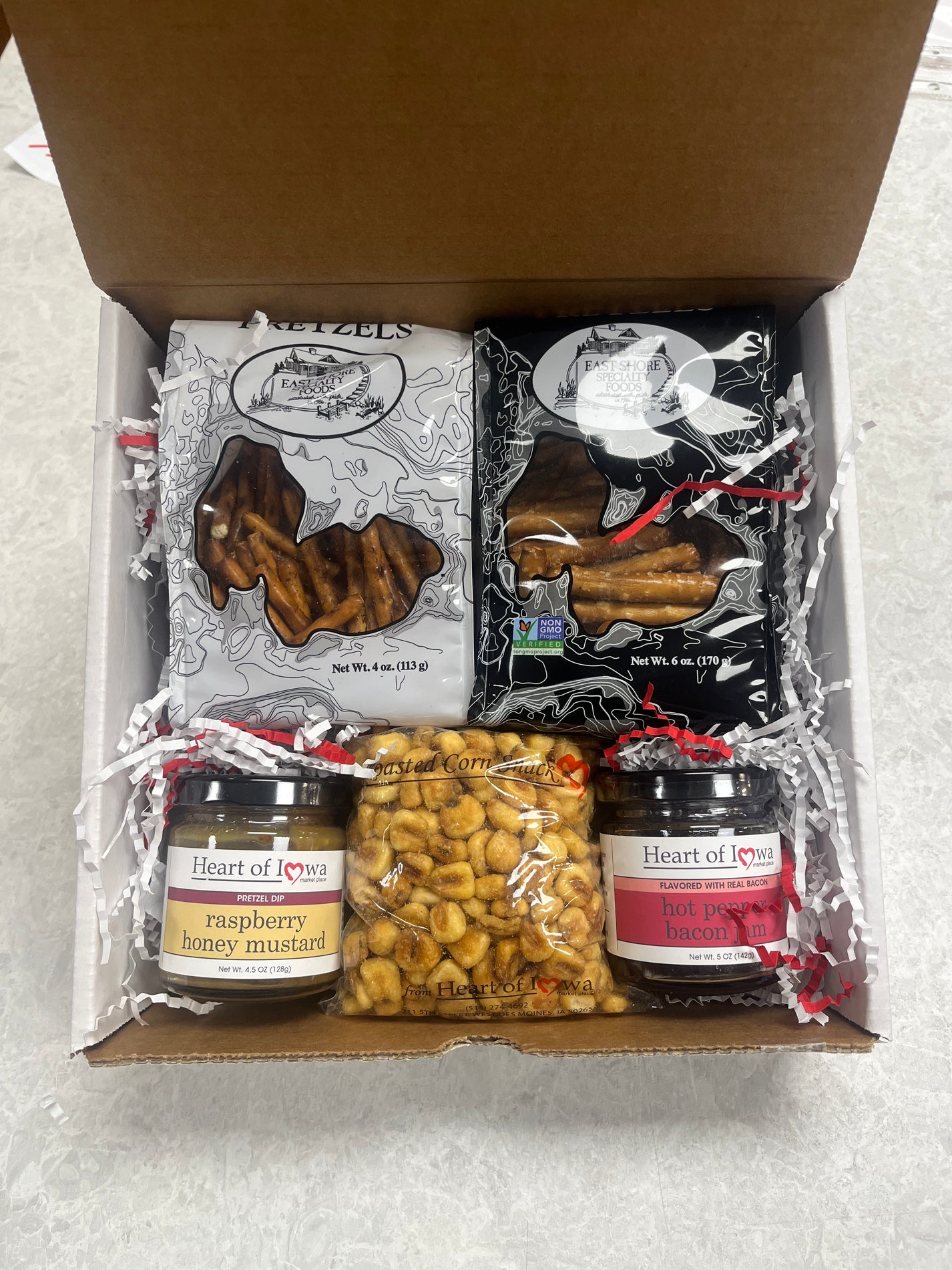 Pretzel Snack Pack Gift Box – Heart of Iowa Market Place